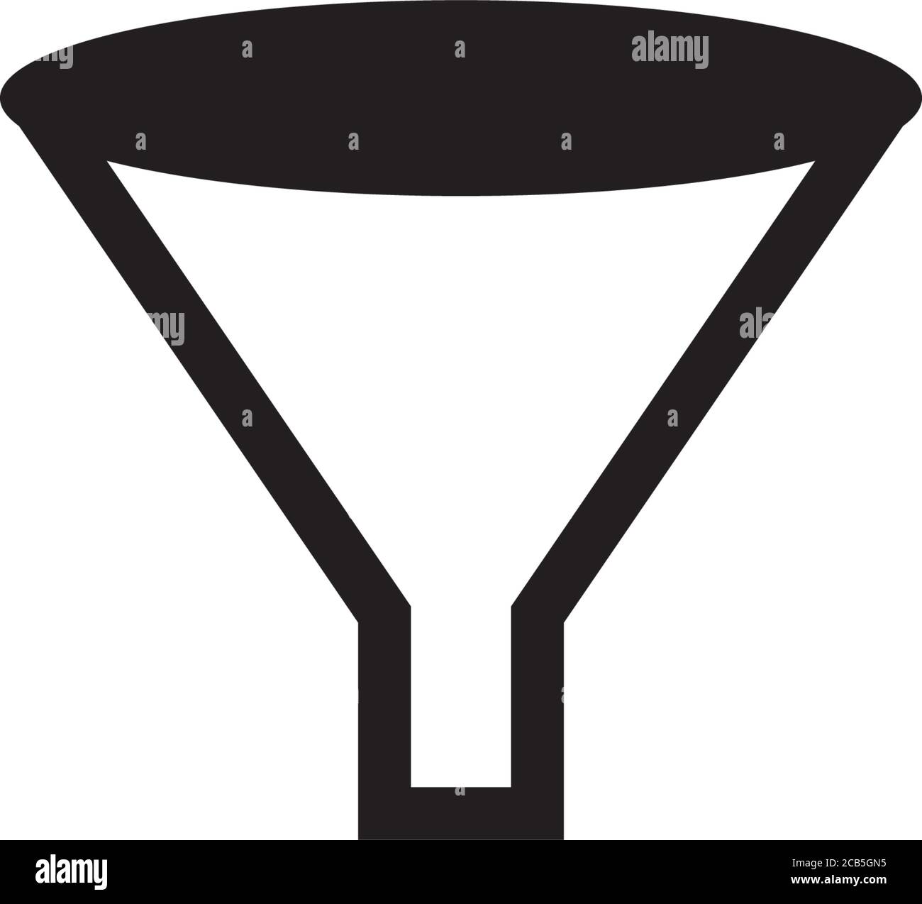 Trichter emblem Stock-Vektorgrafiken kaufen - Alamy