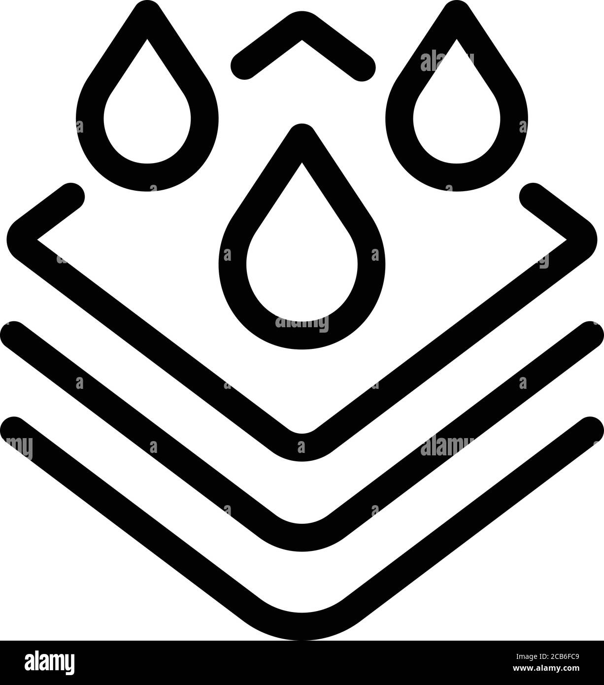 Absorption von wasser Stock-Vektorgrafiken kaufen - Alamy