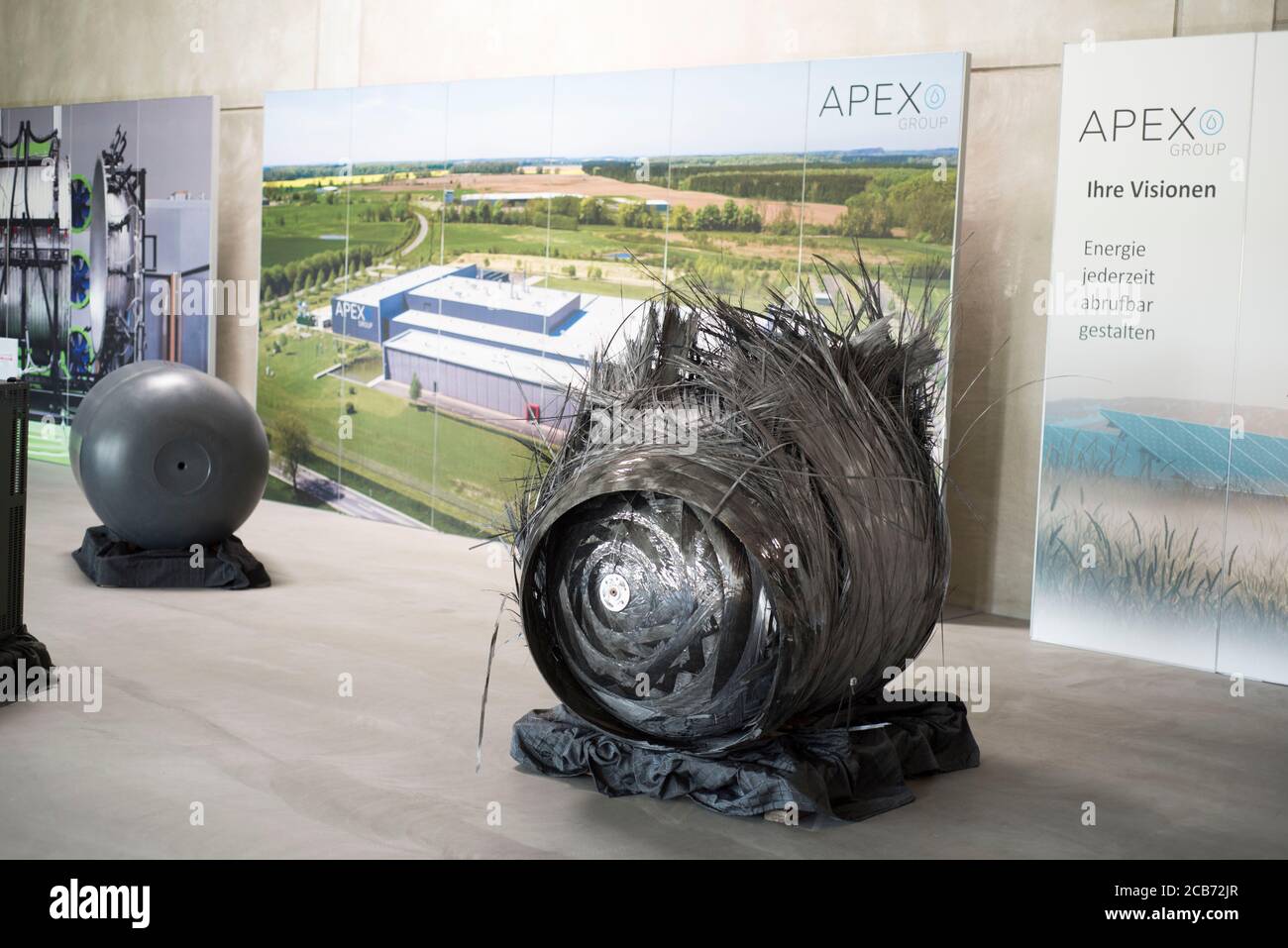 Laage, Deutschland. August 2020. Das Informationszentrum des ...