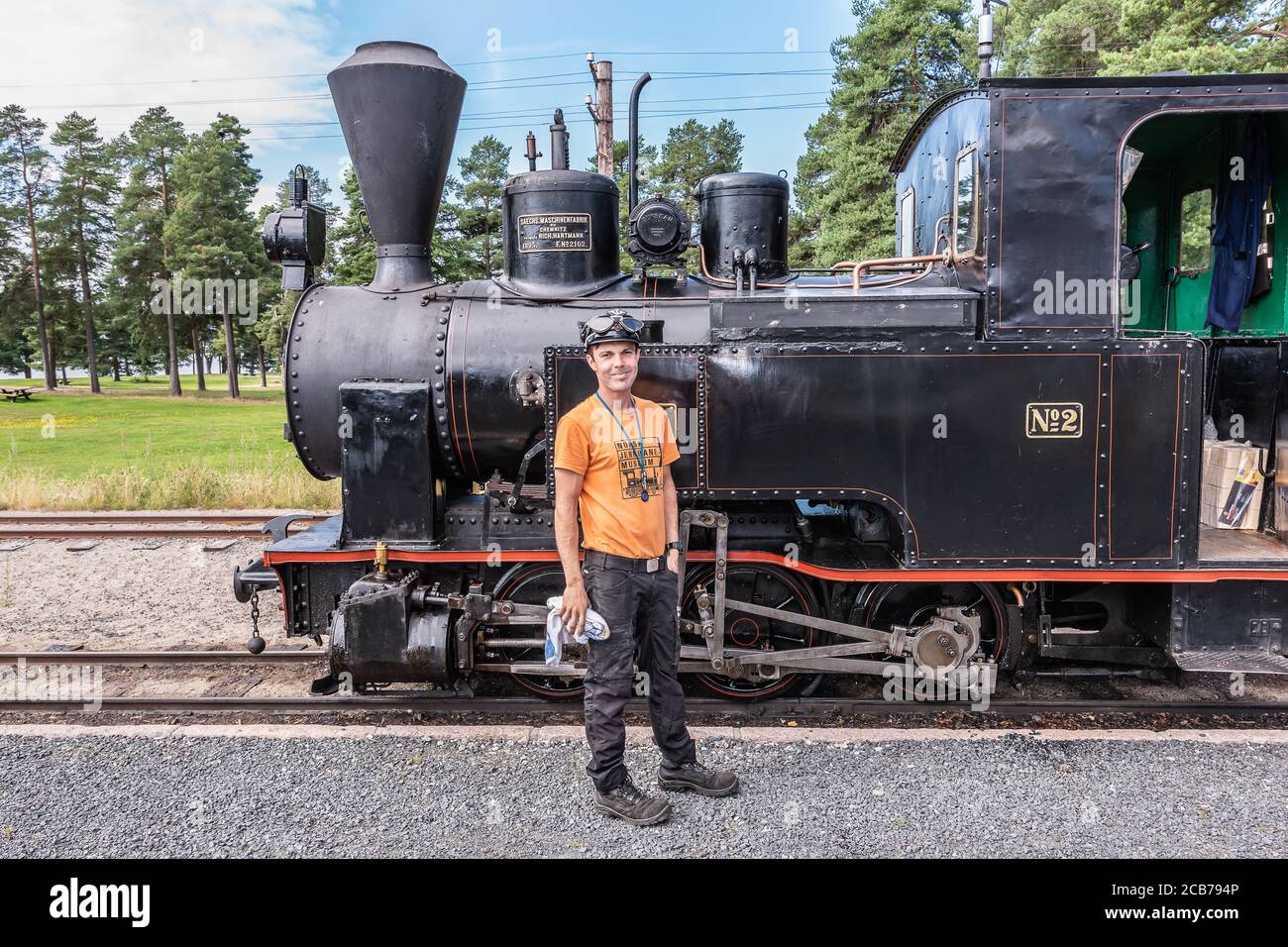 Oldtimer zug abfahrt -Fotos und -Bildmaterial in hoher Auflösung – Alamy