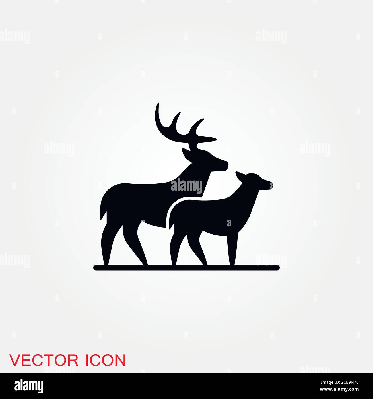 Symbol „Tiere“. Vektor-Illustration: Kontur Tiersymbole Stock ...
