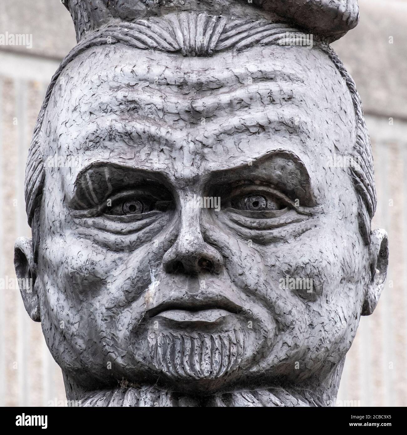 Mittelalter Detail aus dem Shakespeare 'Seven Ages of man' 22 Fuß Totem ...