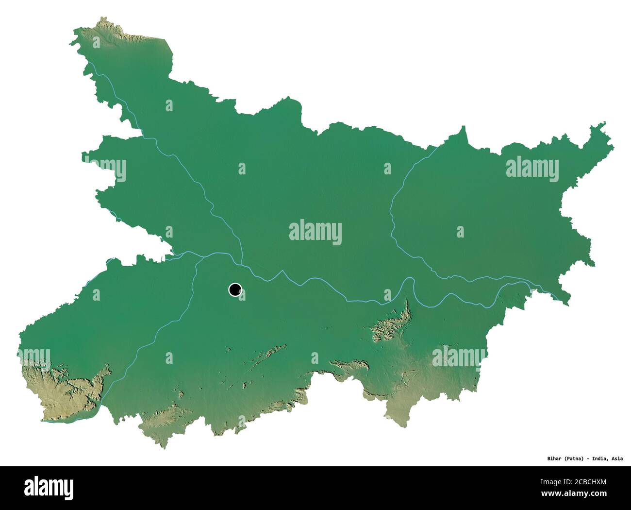 Bihar india map Ausgeschnittene Stockfotos und -bilder - Alamy
