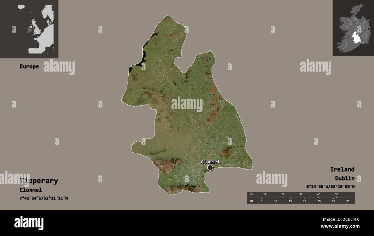 Dublin map satellite view -Fotos und -Bildmaterial in hoher Auflösung ...