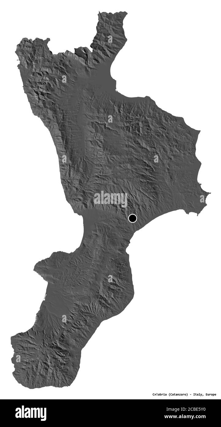 Karte von kalabrien Stockfotos und -bilder Kaufen - Alamy