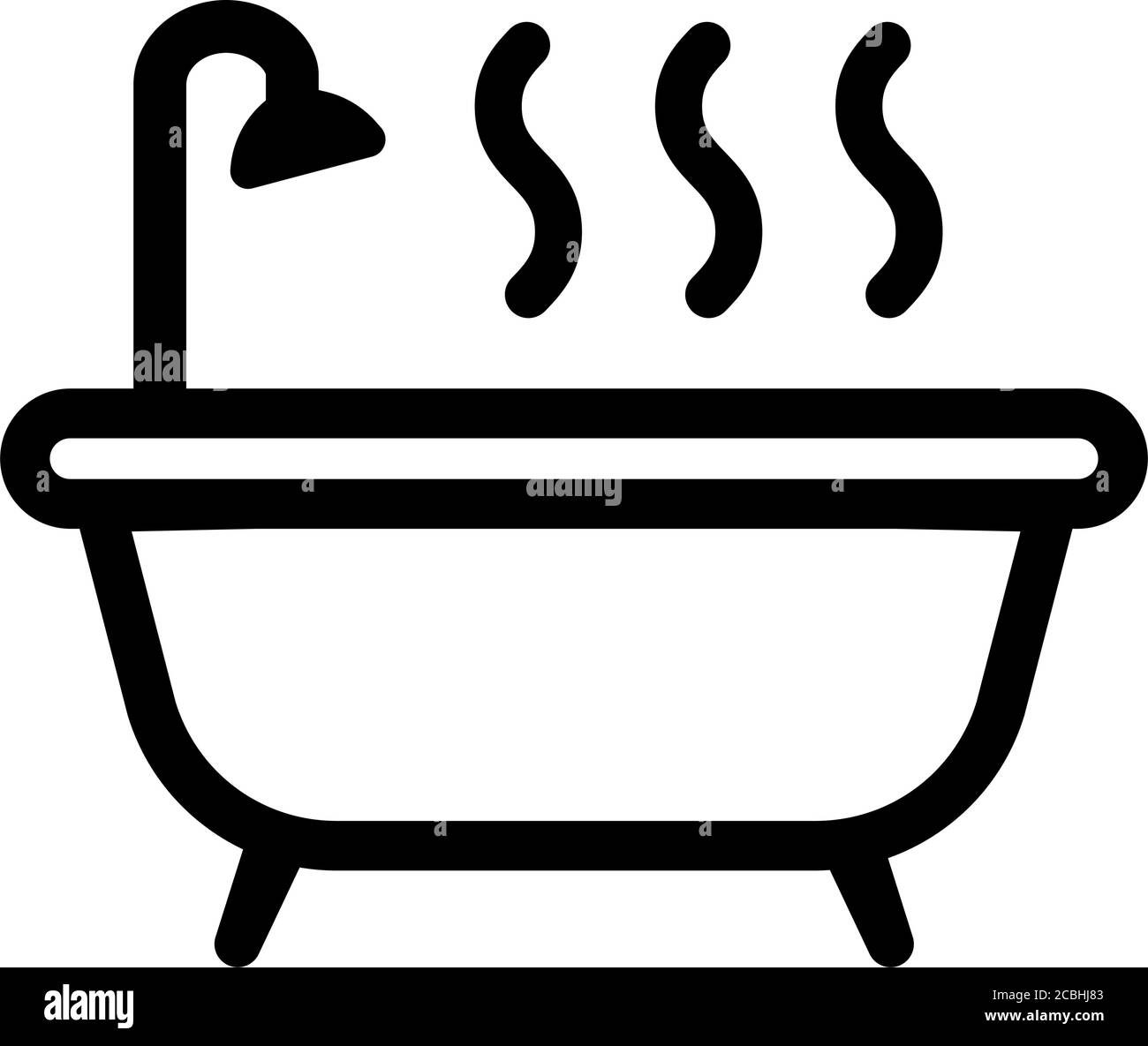 Badewanne Symbol Vektor Stockfotos und -bilder Kaufen - Alamy