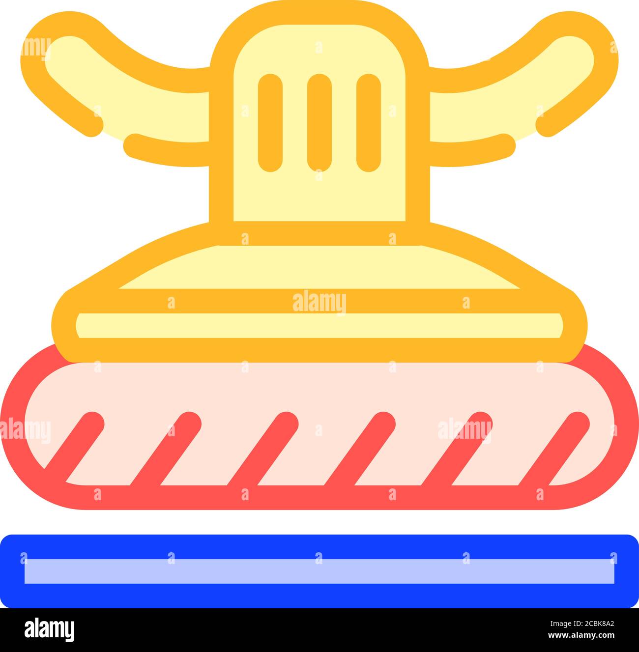Metall Polieren Farbe Symbol Vektor isoliert Illustration Stock ...