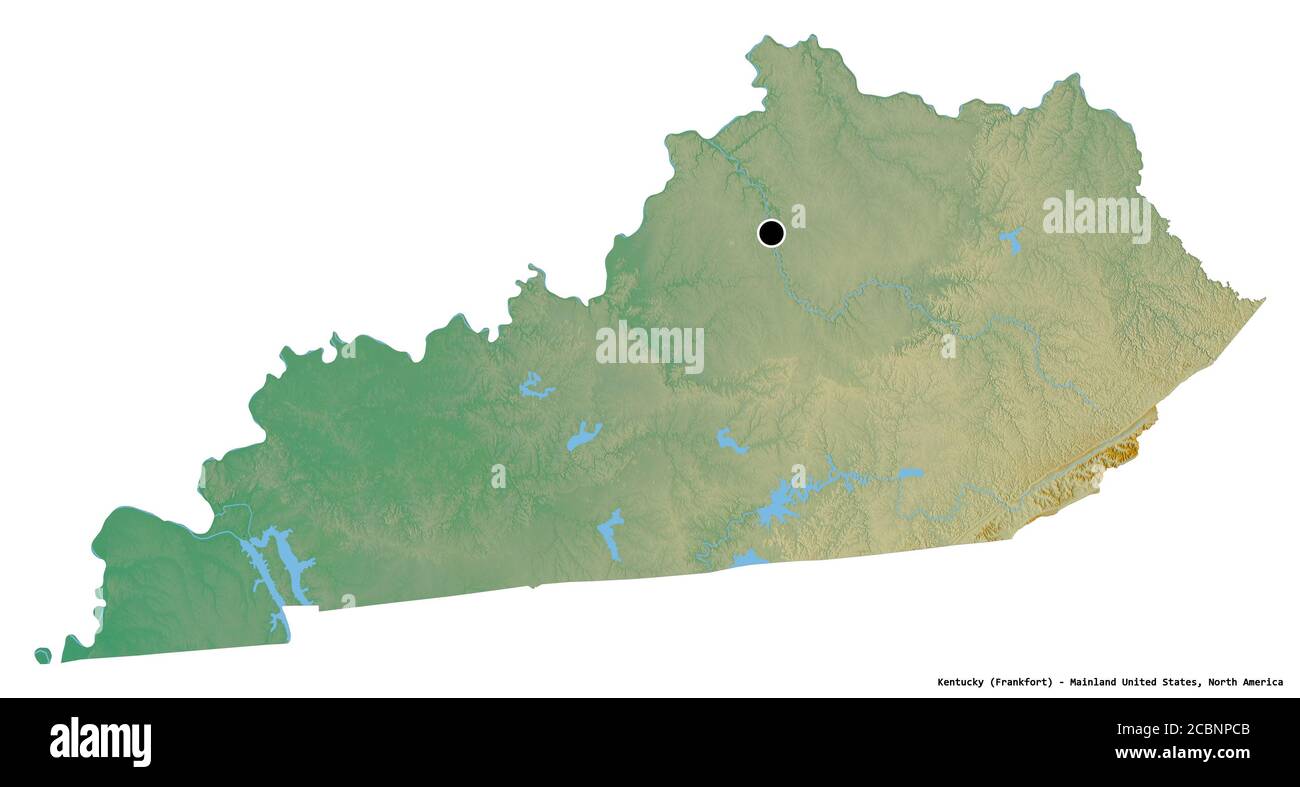 Kentucky relief map -Fotos und -Bildmaterial in hoher Auflösung – Alamy
