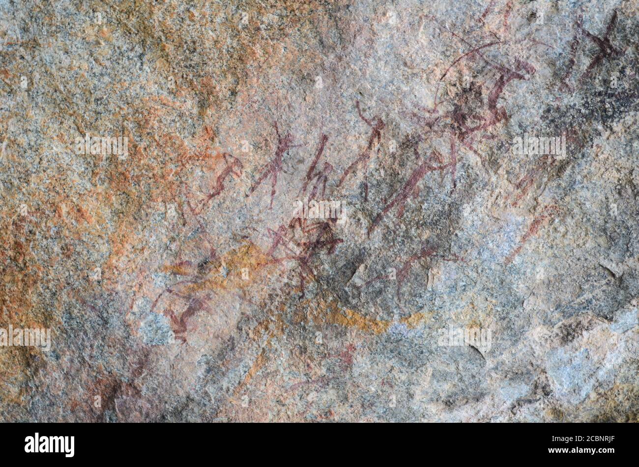 Buschmann Malerei Stockfotos und -bilder Kaufen - Alamy