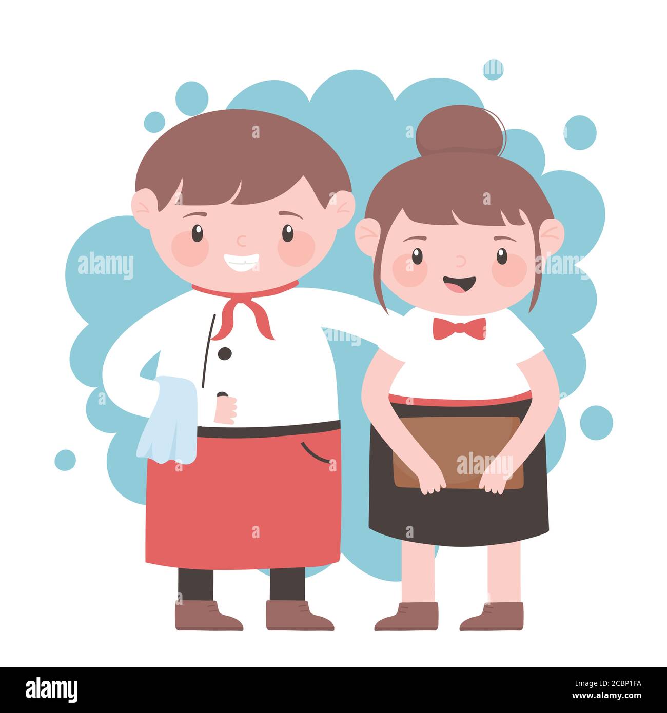 Cartoon Waiter Stockfotos und -bilder Kaufen - Alamy