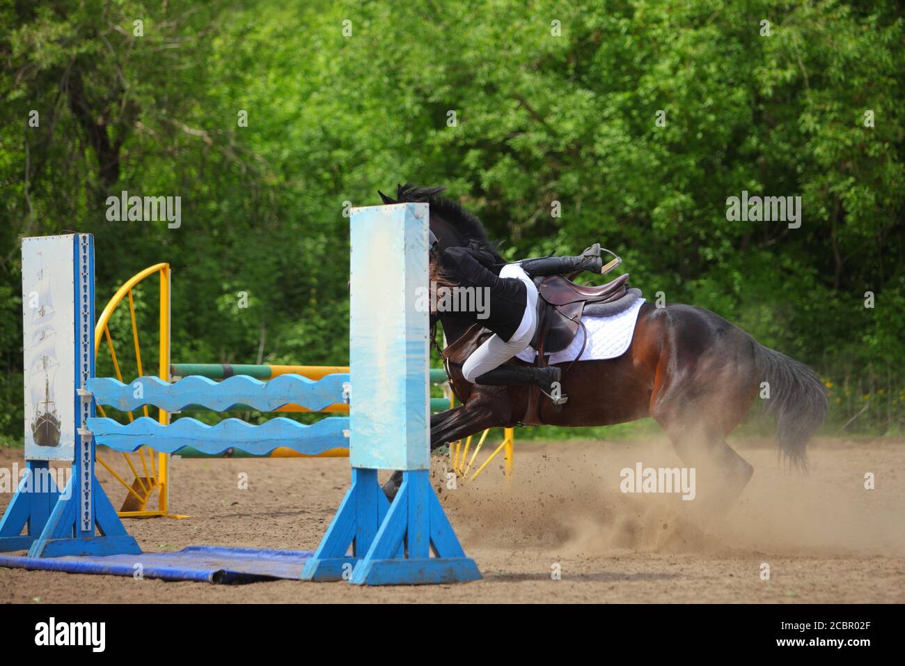 Rider falling of a horse -Fotos und -Bildmaterial in hoher Auflösung ...