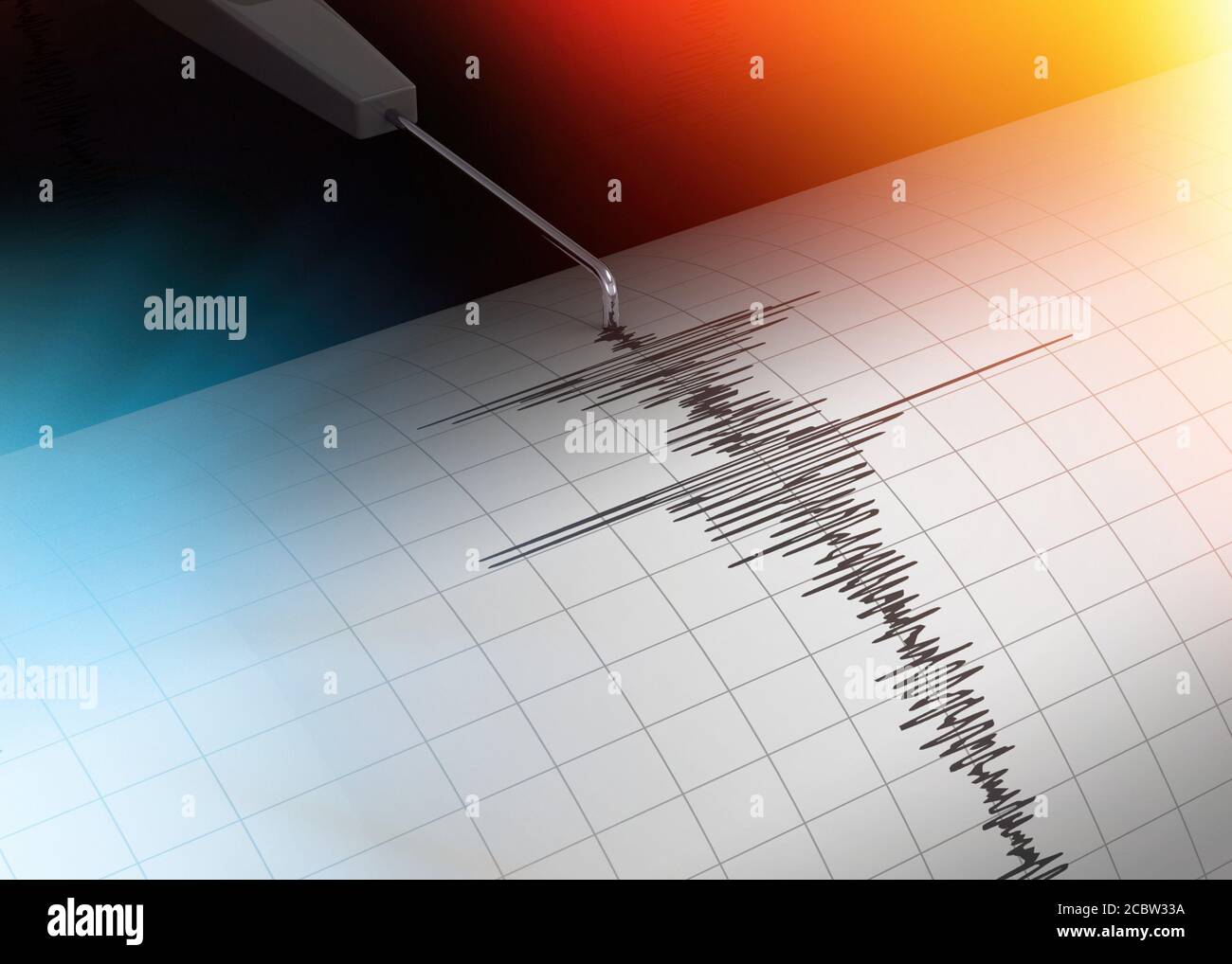 Seismograph Earthquake Stockfotos und -bilder Kaufen - Alamy