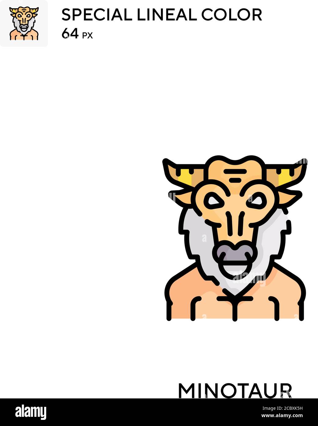 Minotaurus zeichnung Ausgeschnittene Stockfotos und -bilder - Alamy