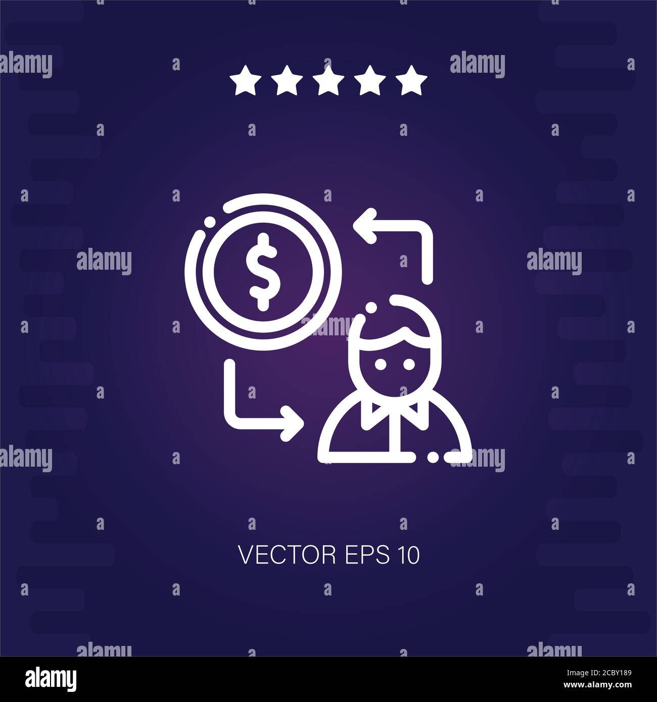 Gehalt Vektor-Symbol moderne Illustration Stock-Vektorgrafik - Alamy