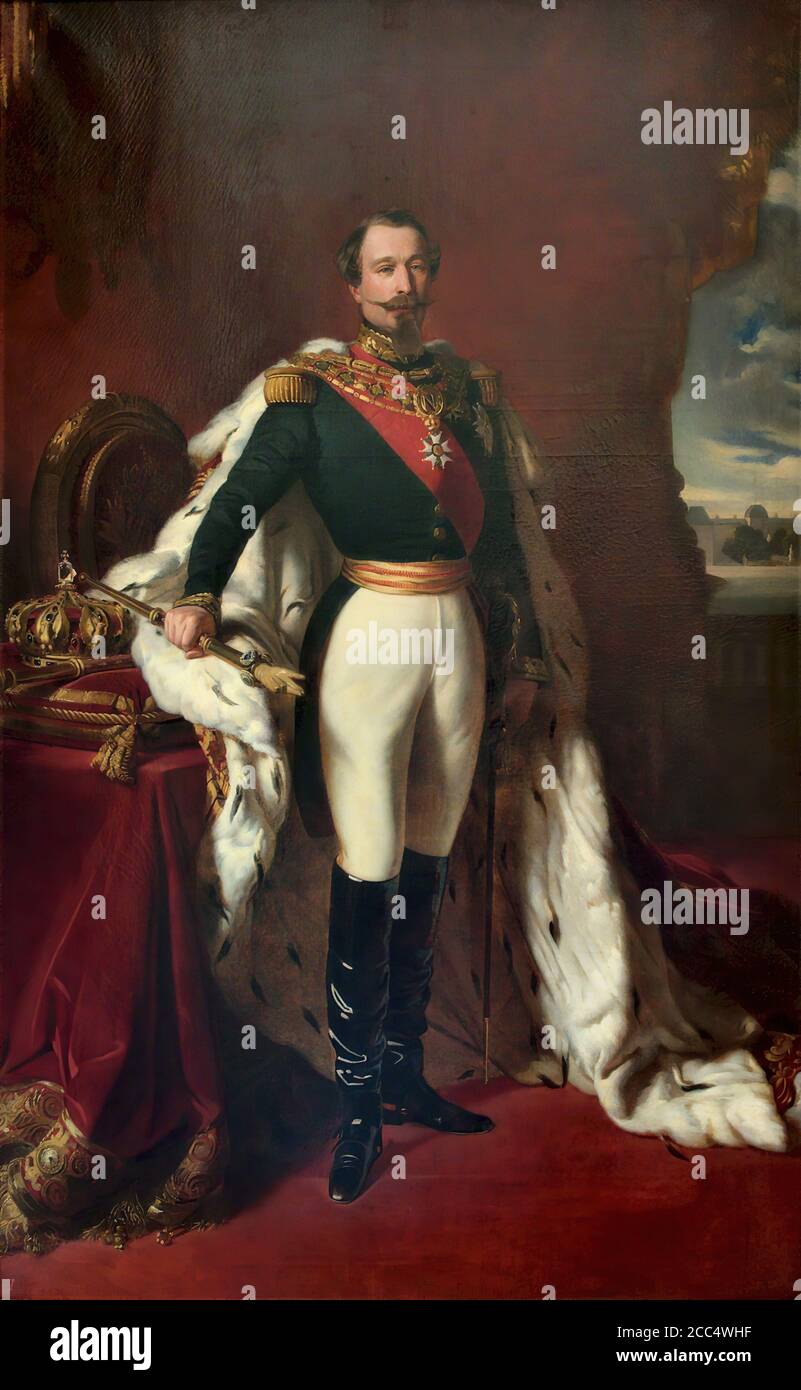 Winterhalter Franz Xavier - Portrait De L 'Empereur Napoleon III ...