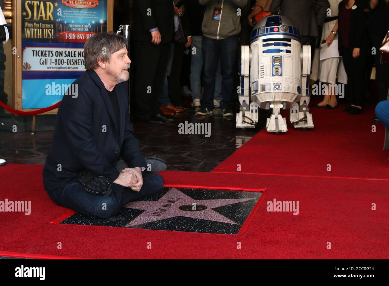LOS ANGELES - 8. MÄRZ: Mark Hamill bei der Mark Hamill Star Ceremony ...