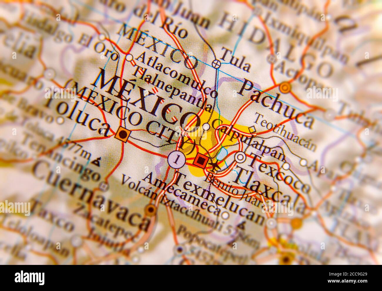 Ciudad de mexico map -Fotos und -Bildmaterial in hoher Auflösung – Alamy
