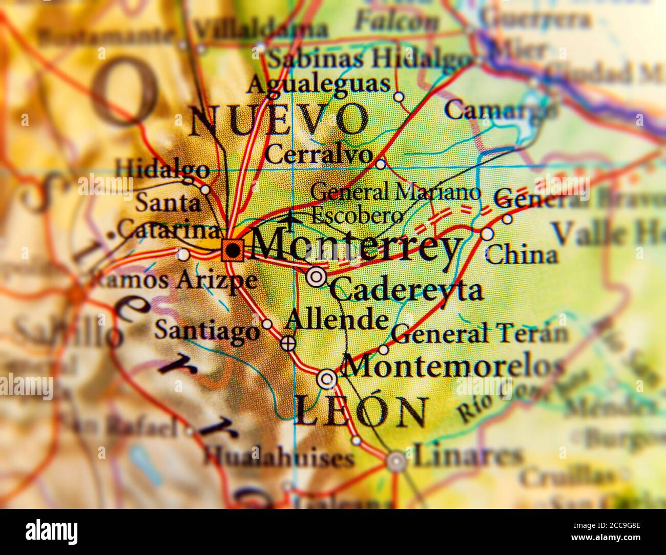 Mapa de monterrey -Fotos und -Bildmaterial in hoher Auflösung – Alamy