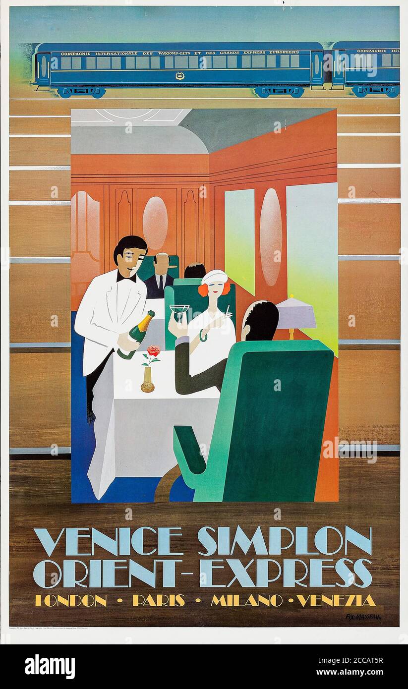 Simplon orient express poster -Fotos und -Bildmaterial in hoher ...