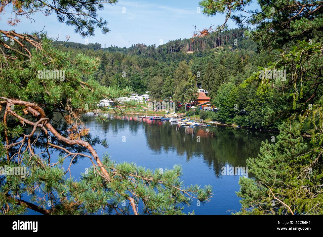 Dobra-Stausee, Kamptal-Seenweg 620, Wandern bei Dobra-Stausee ...