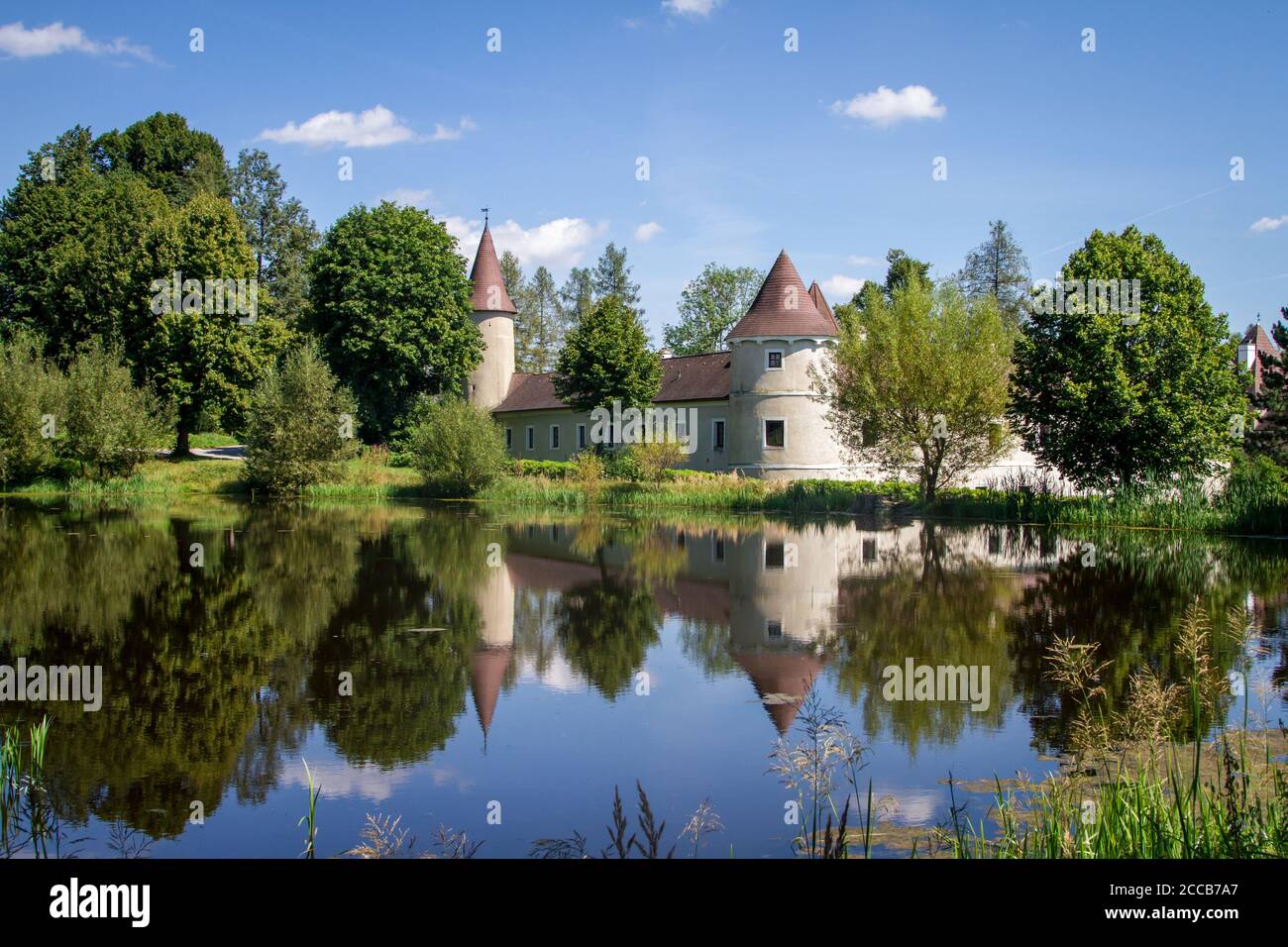 Schloss Waldrichs und Schlossteich, Kamptal-Seenweg 620, Wandern bei ...