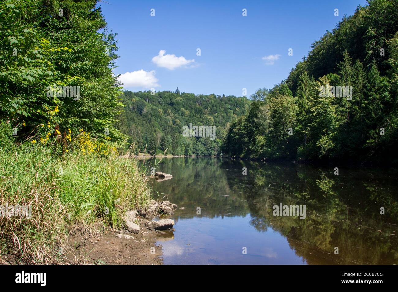Kamp, Kamptal-Seenweg 620, Wandern bei Dobra-Stausee, Waldviertel ...