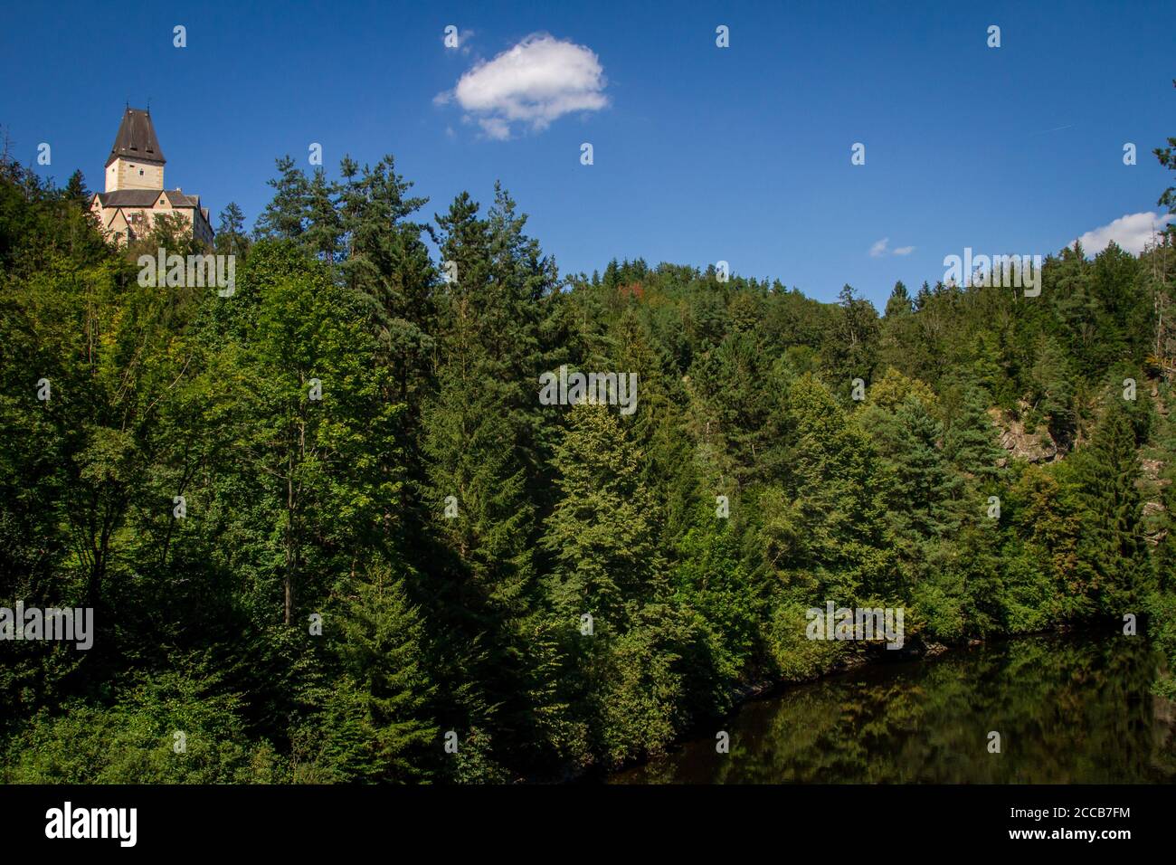 Schloss Ottenstein, Kamptal-Seenweg 620, Wandern bei Dobra Stausee ...