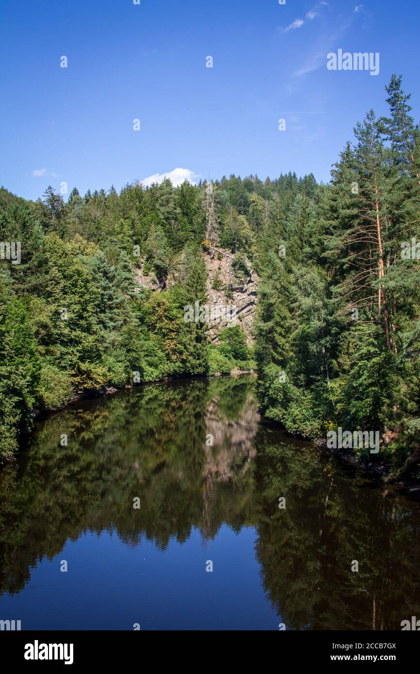 Kamp, Kamptal-Seenweg 620, Wandern bei Dobra-Stausee, Waldviertel ...