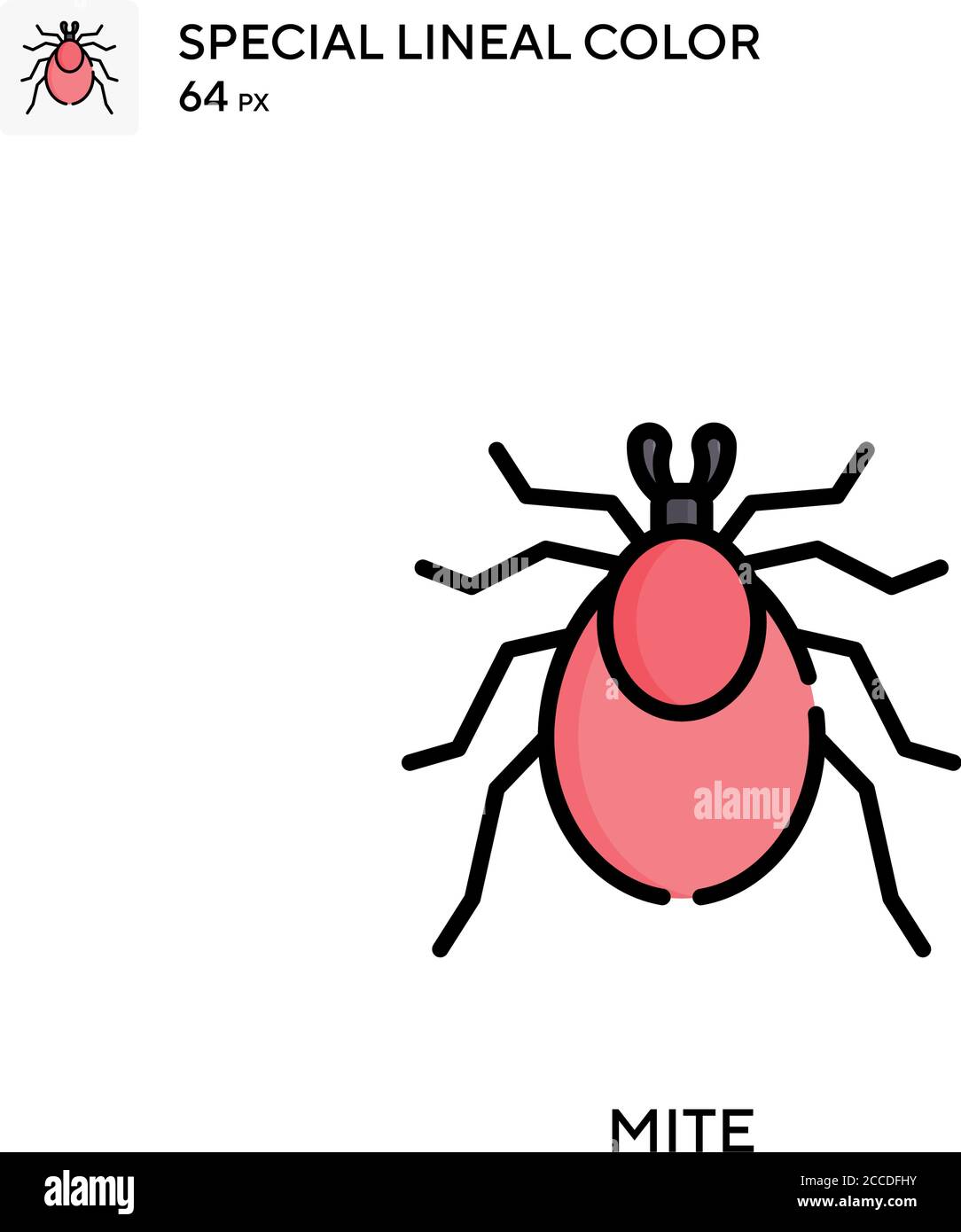 Milben vektor illustration Ausgeschnittene Stockfotos und -bilder - Alamy