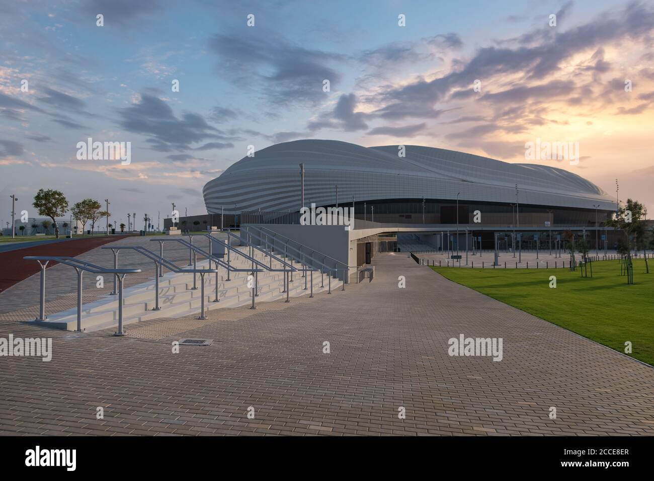 Al Janoub Stadium befindet sich in Al Wakrah in Doha. Das al Janoub ...