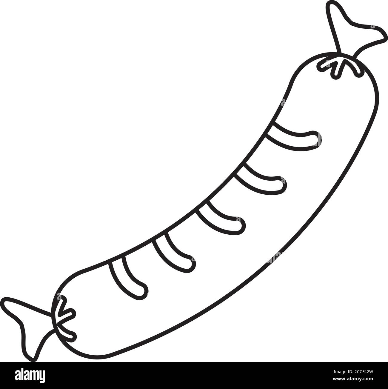 Geräucherte polnische wurst Schwarzweiß-Stockfotos und -bilder - Alamy