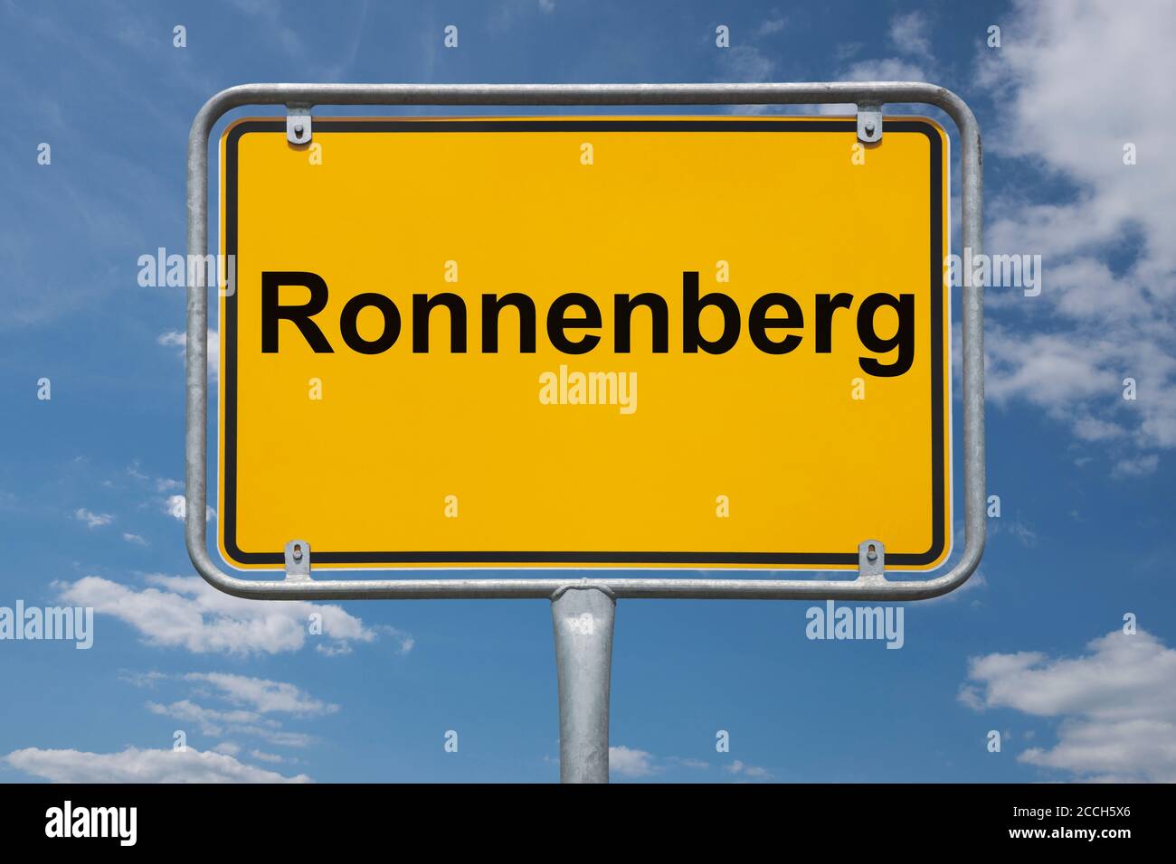 Ortstafel Ronnenberg, Niedersachsen, Deutschland Ortsschild Ronnenberg ...