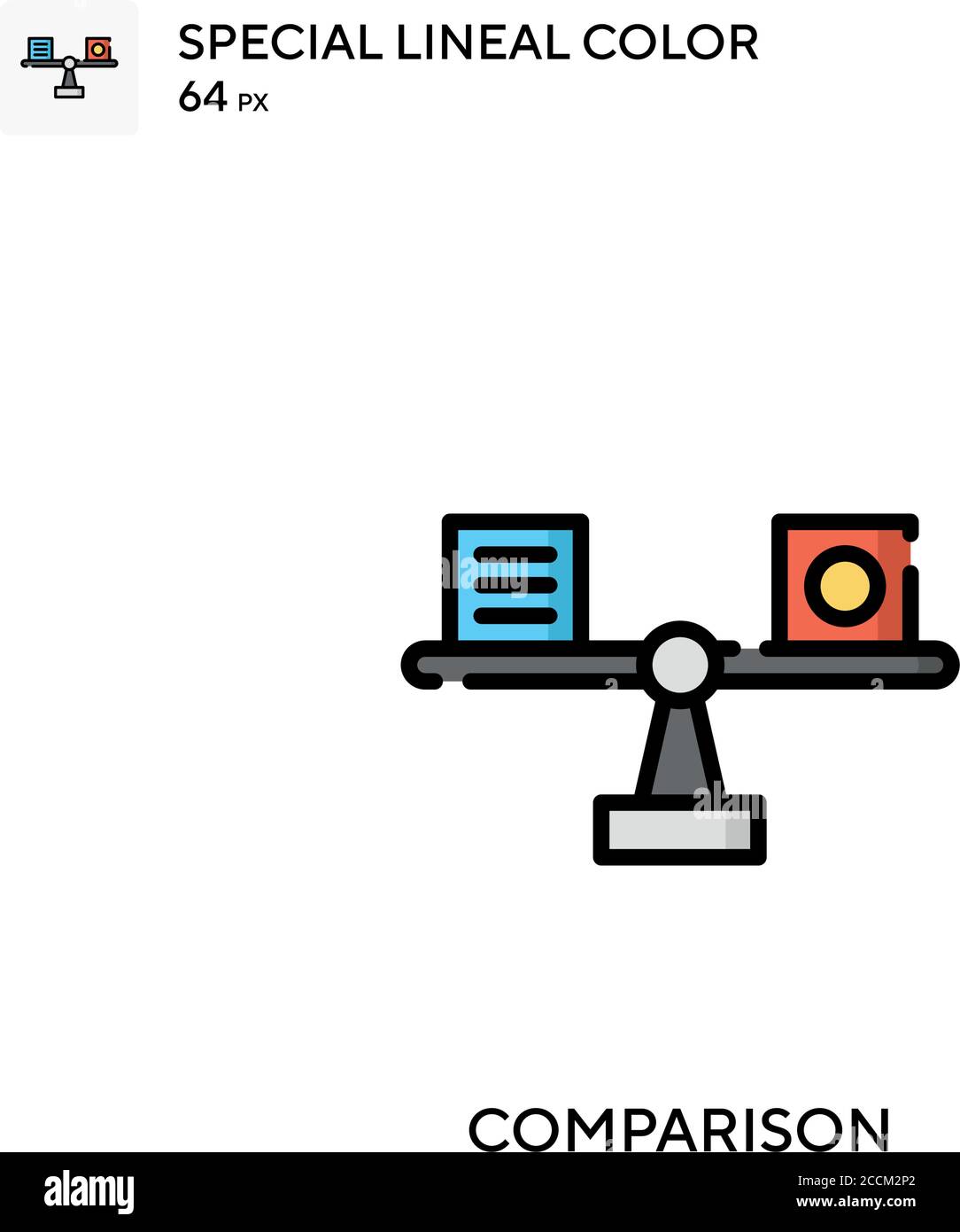 Liste vergleich piktogramm Stock-Vektorgrafiken kaufen - Alamy