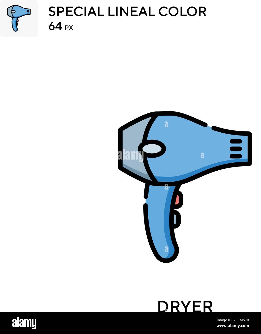 Farbsymbol „Trockner Spezial“. Illustration Symbol Design Vorlage für ...