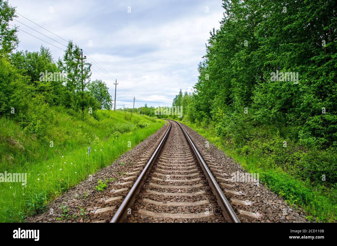 Eisenbahngleis stahl Stockfotos und -bilder Kaufen - Alamy