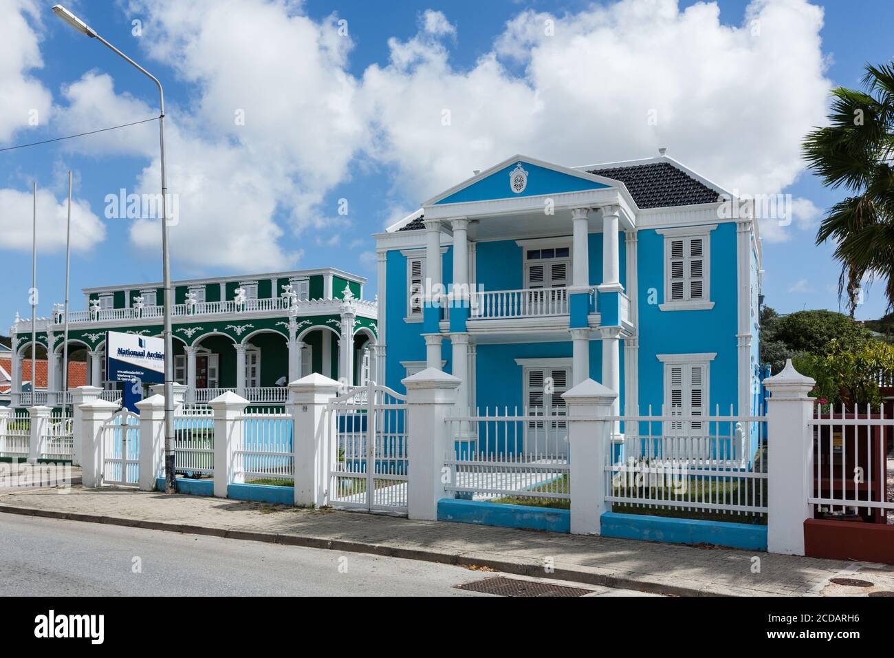 Dieses historische Haus im Scharloo-Viertel des Punda-Bezirks ...