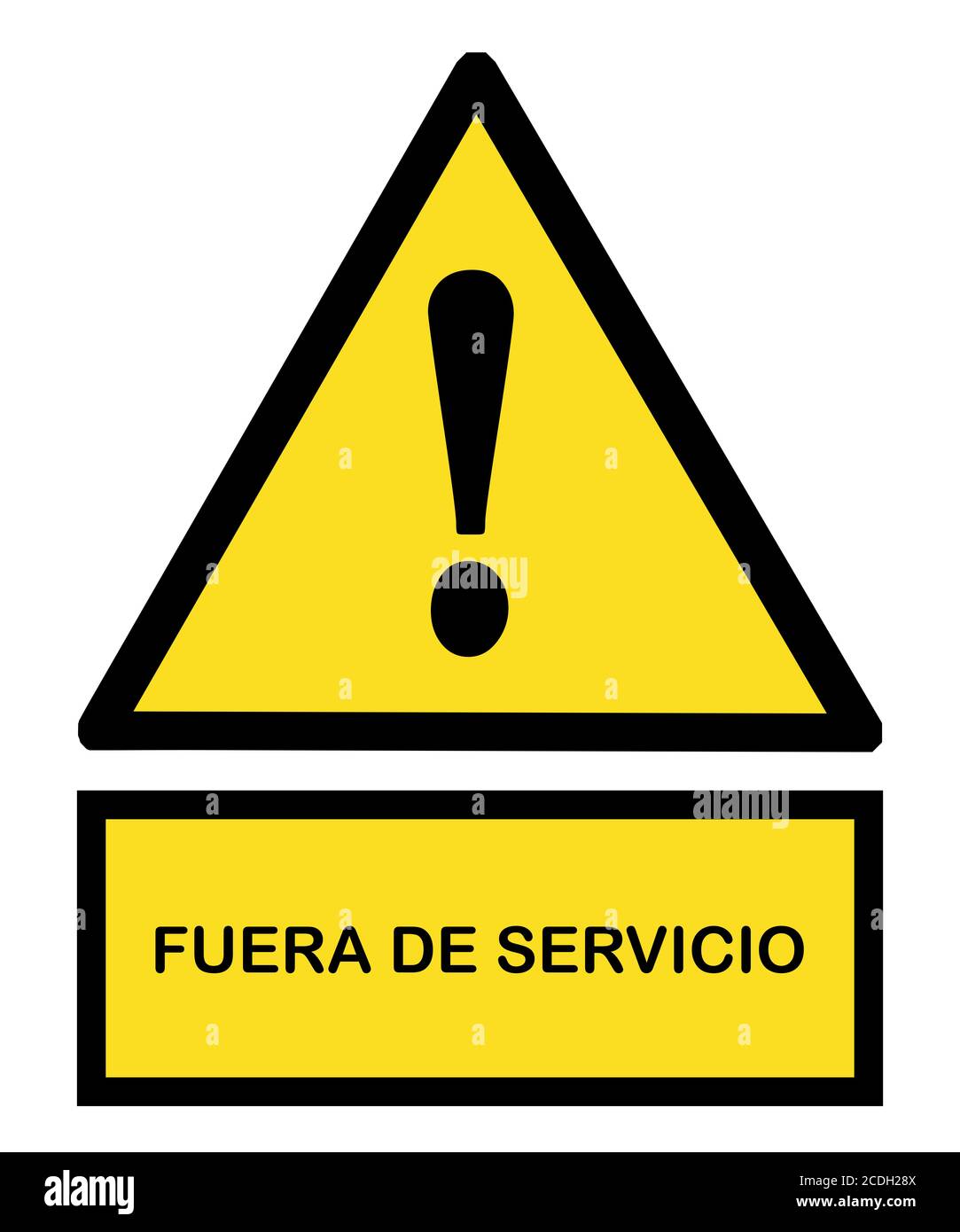 Aviso fuera de servicio -Fotos und -Bildmaterial in hoher Auflösung – Alamy