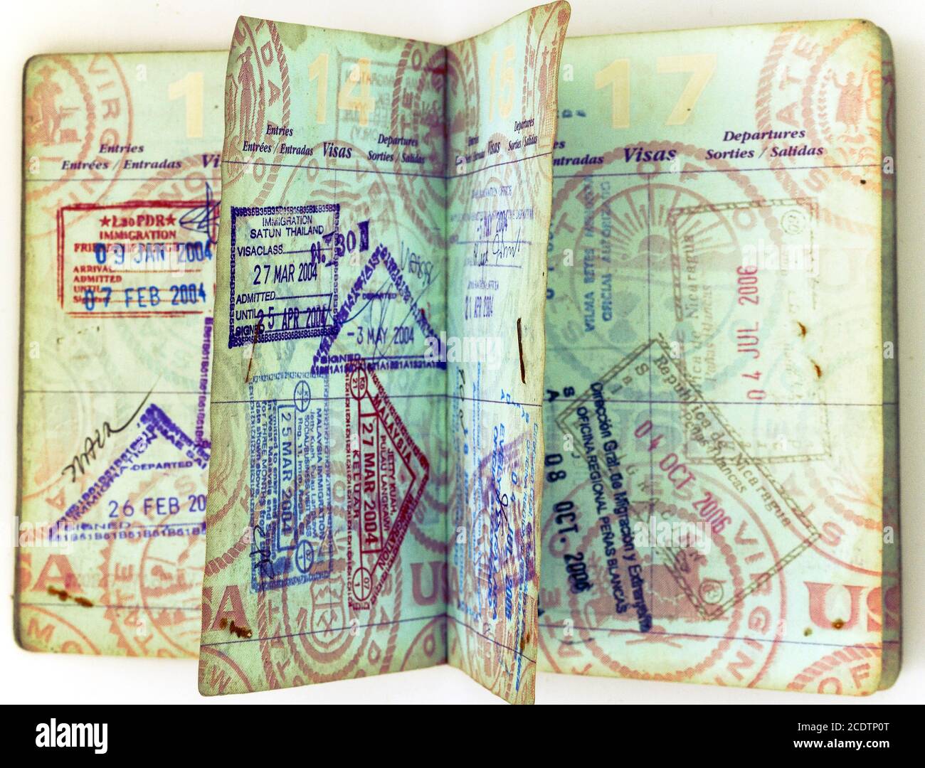 Pagine del passaporto -Fotos und -Bildmaterial in hoher Auflösung – Alamy