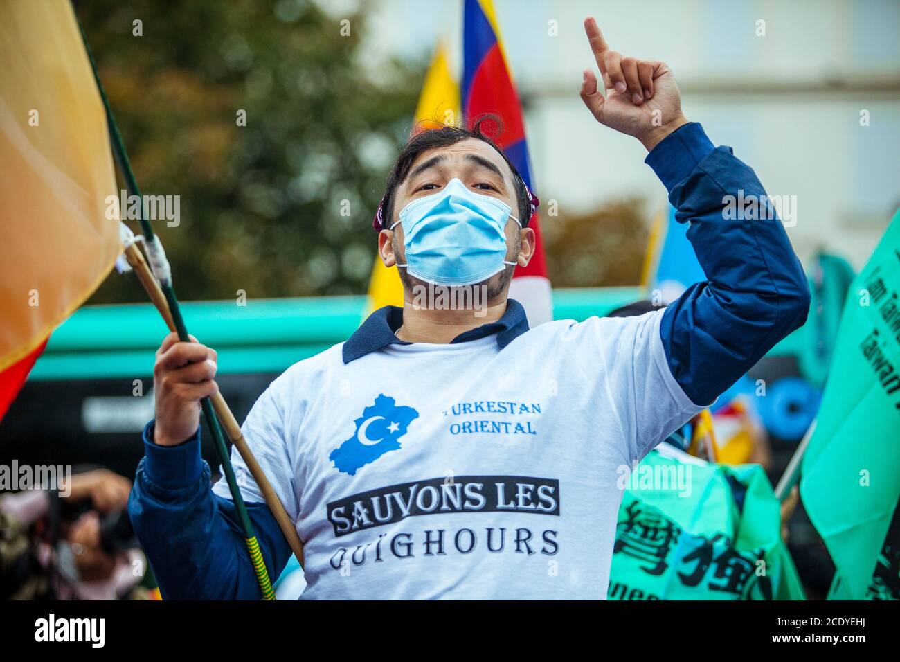 China Uiguren Protest Stockfotos und -bilder Kaufen - Alamy