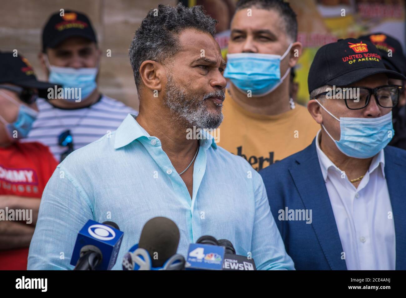 Bronx, Usa. August 2020. Fernando Mateo von den Vereinigten Bodega ...