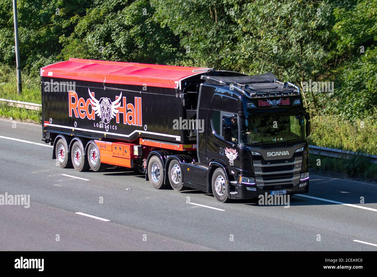 Red Haul Logisitics; Spedition Delivery Trucks, LKW, Transport, LKW ...