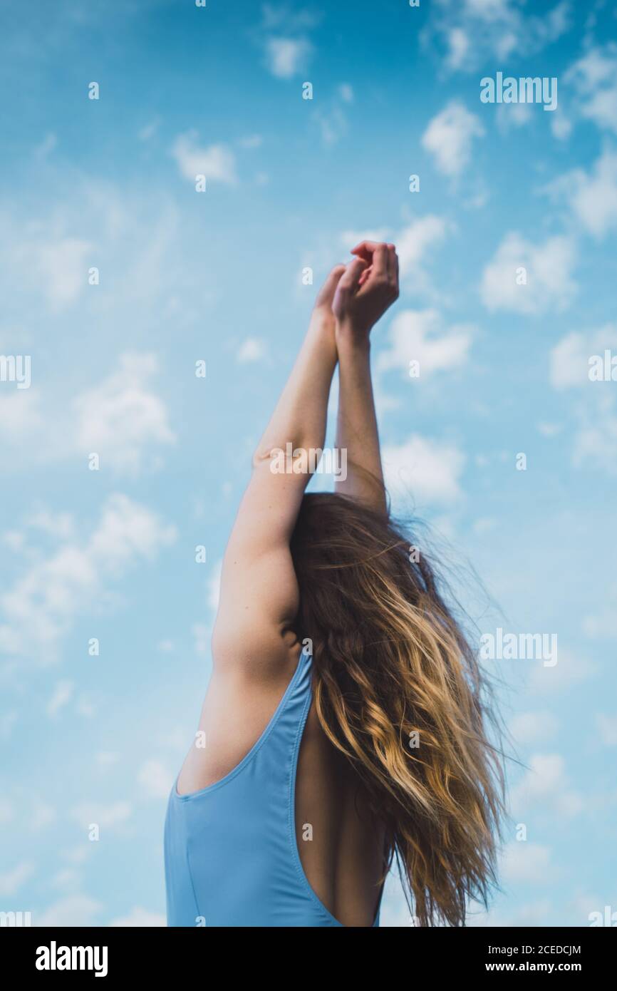 Blaue badeanzug Stockfotos und -bilder Kaufen - Alamy