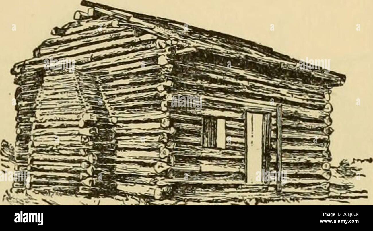 . Eine Geschichte der Vereinigten Staaten. Chicago 1820 aus einem alten ...