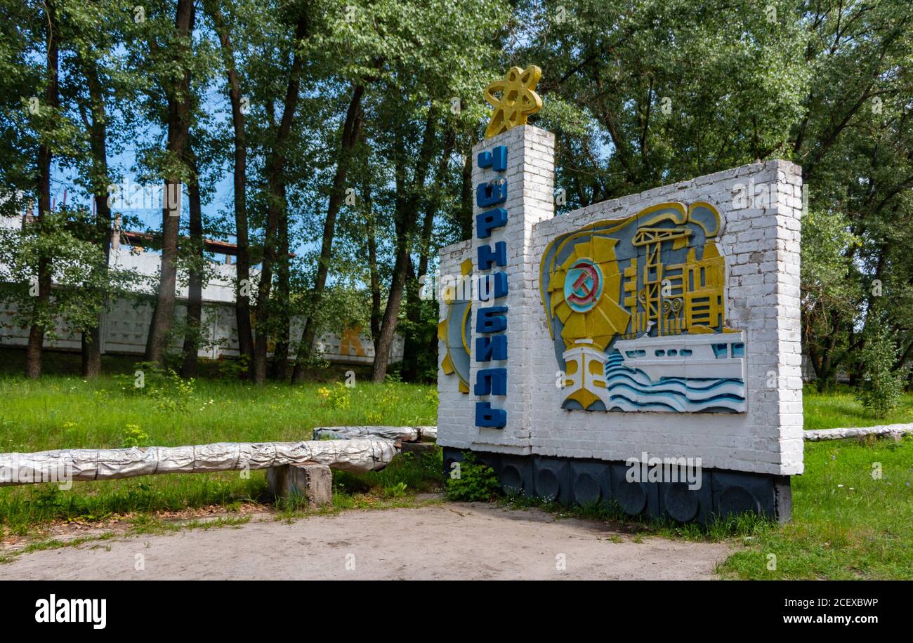 Chernobyl town sign -Fotos und -Bildmaterial in hoher Auflösung – Alamy