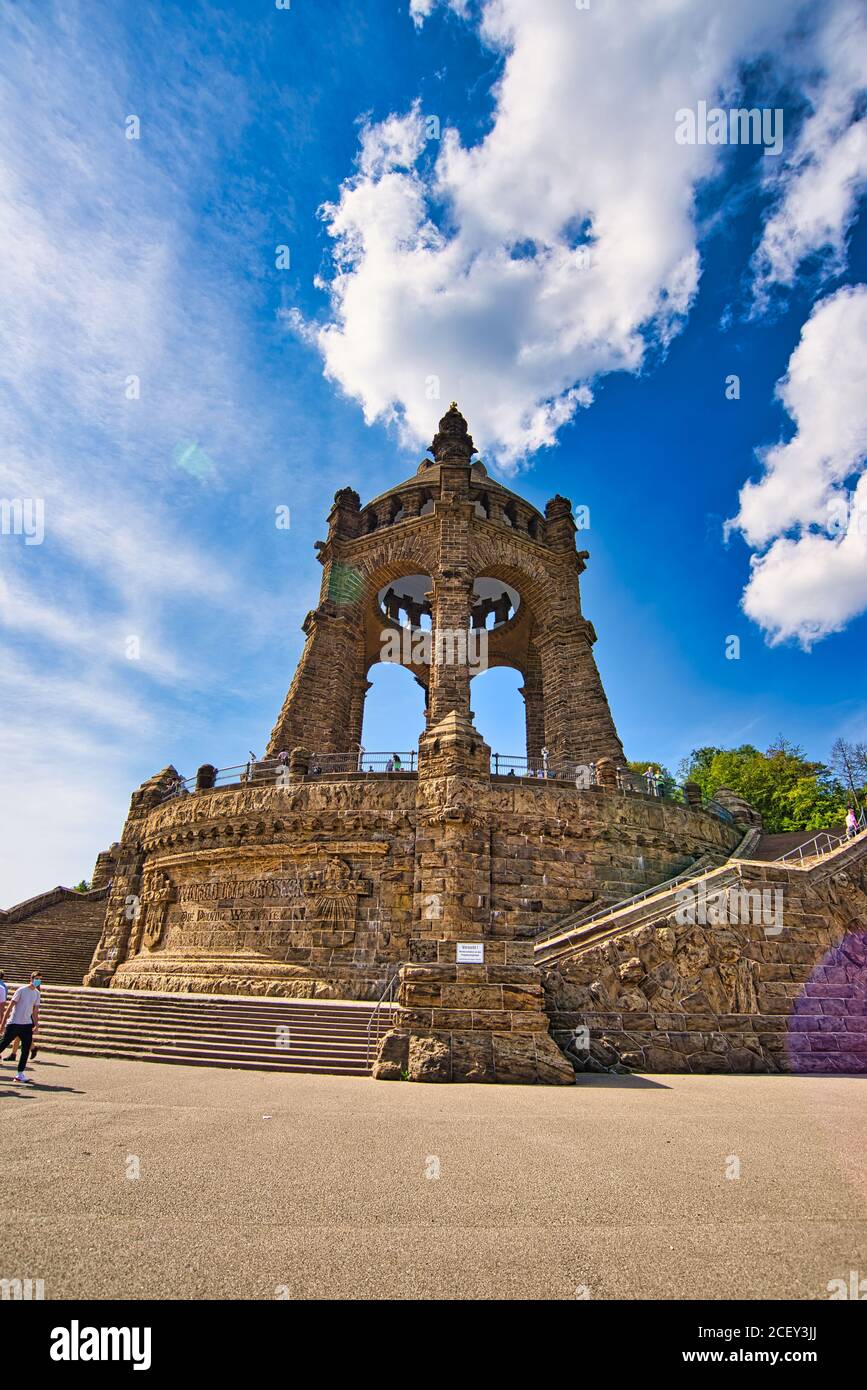 Kaiser-Wilhelm-Denkmal in Porta Westfalica Nordrhein-Westfalen ...