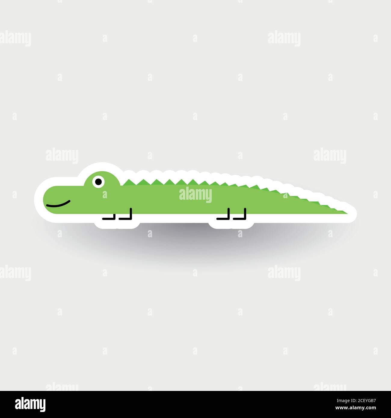 Krokodil Zeichnung Comic Einfach Stockfotos und -bilder Kaufen - Alamy