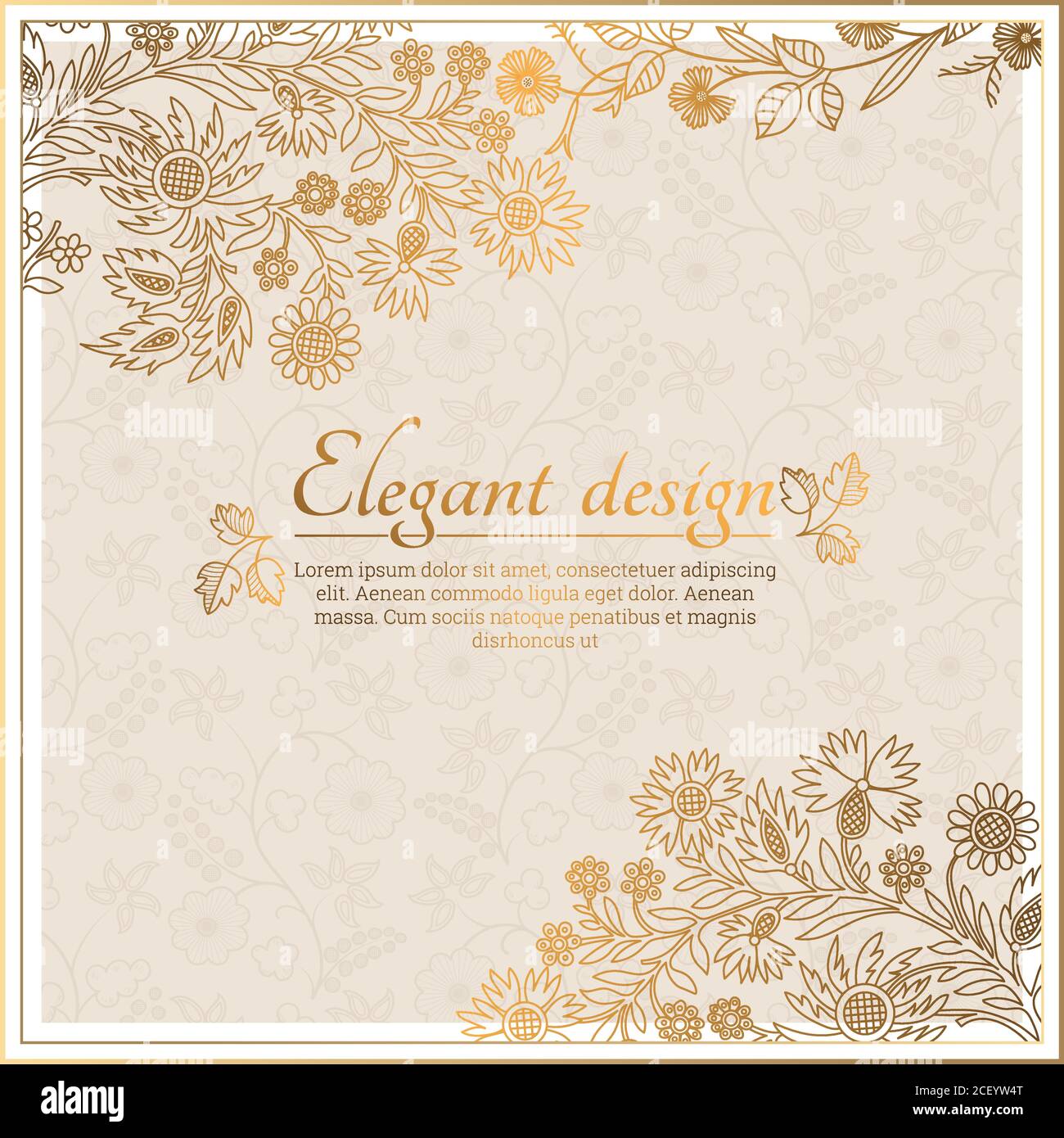 Barock design Stock-Vektorgrafiken kaufen - Alamy