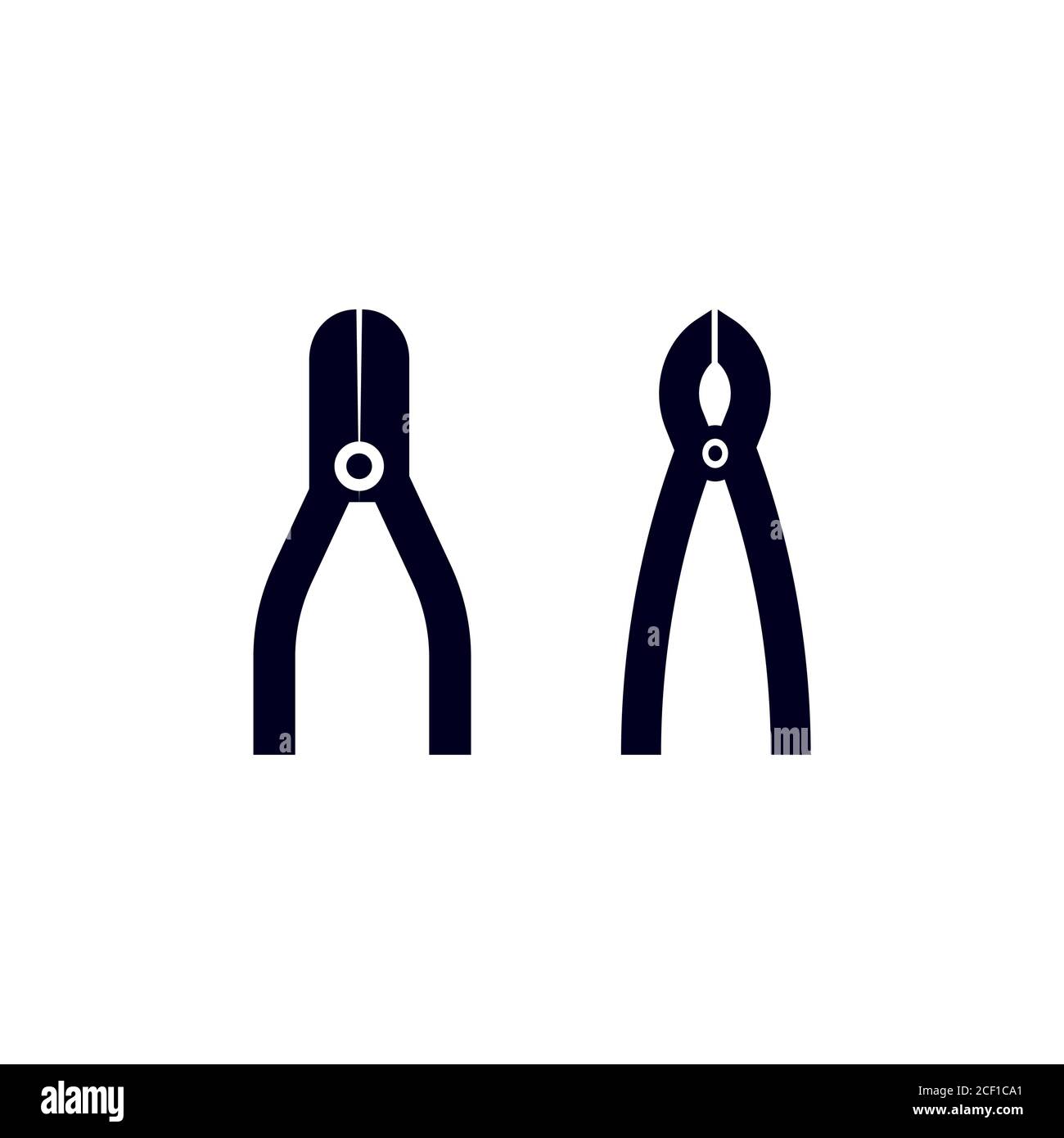 Zange silhouette Stock-Vektorgrafiken kaufen - Alamy