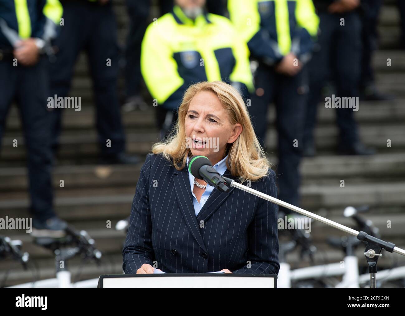 Berlin, Deutschland. September 2020. Barbara Slowik, Polizeichefin von ...