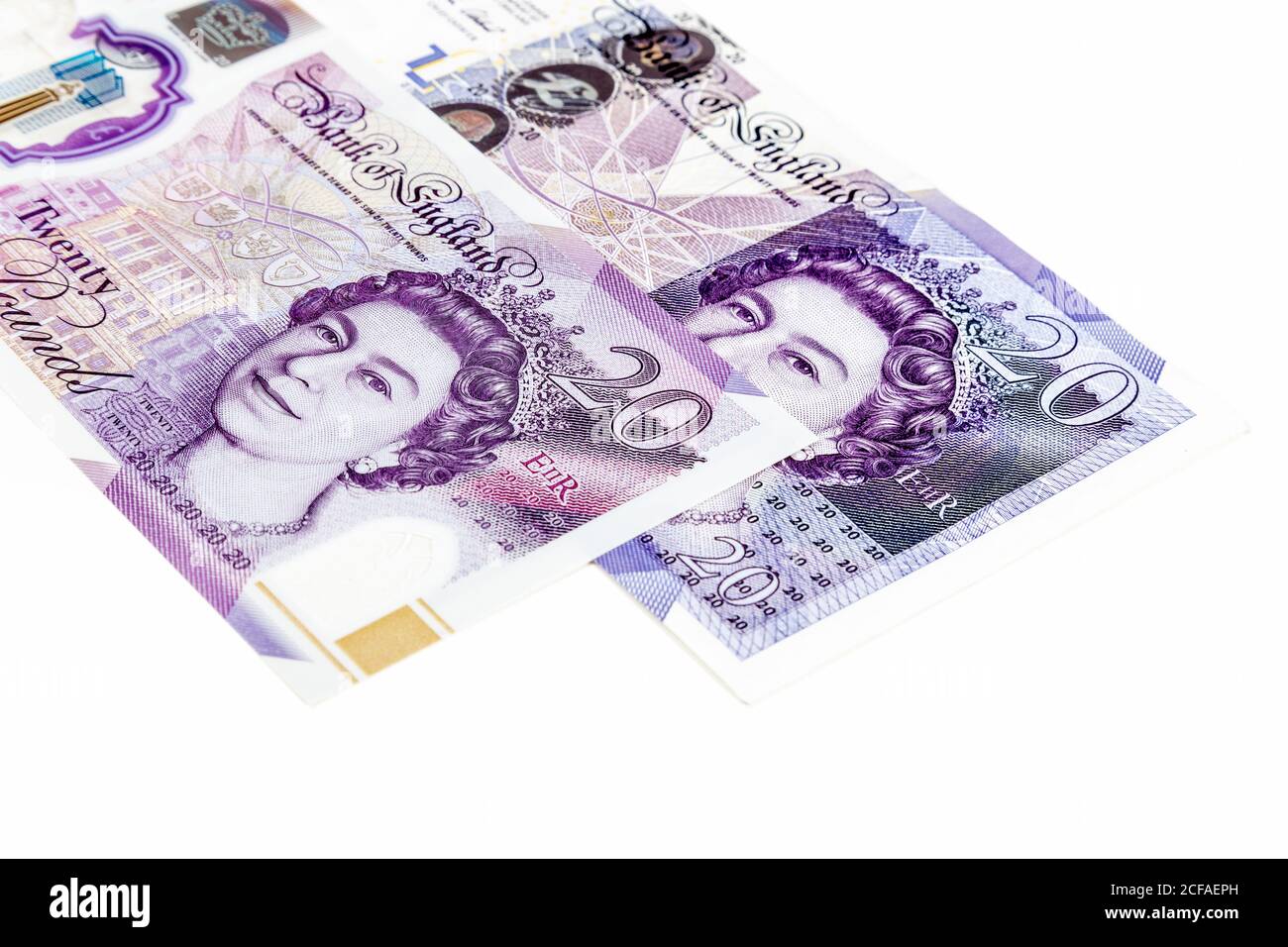 New twenty pound notes -Fotos und -Bildmaterial in hoher Auflösung – Alamy